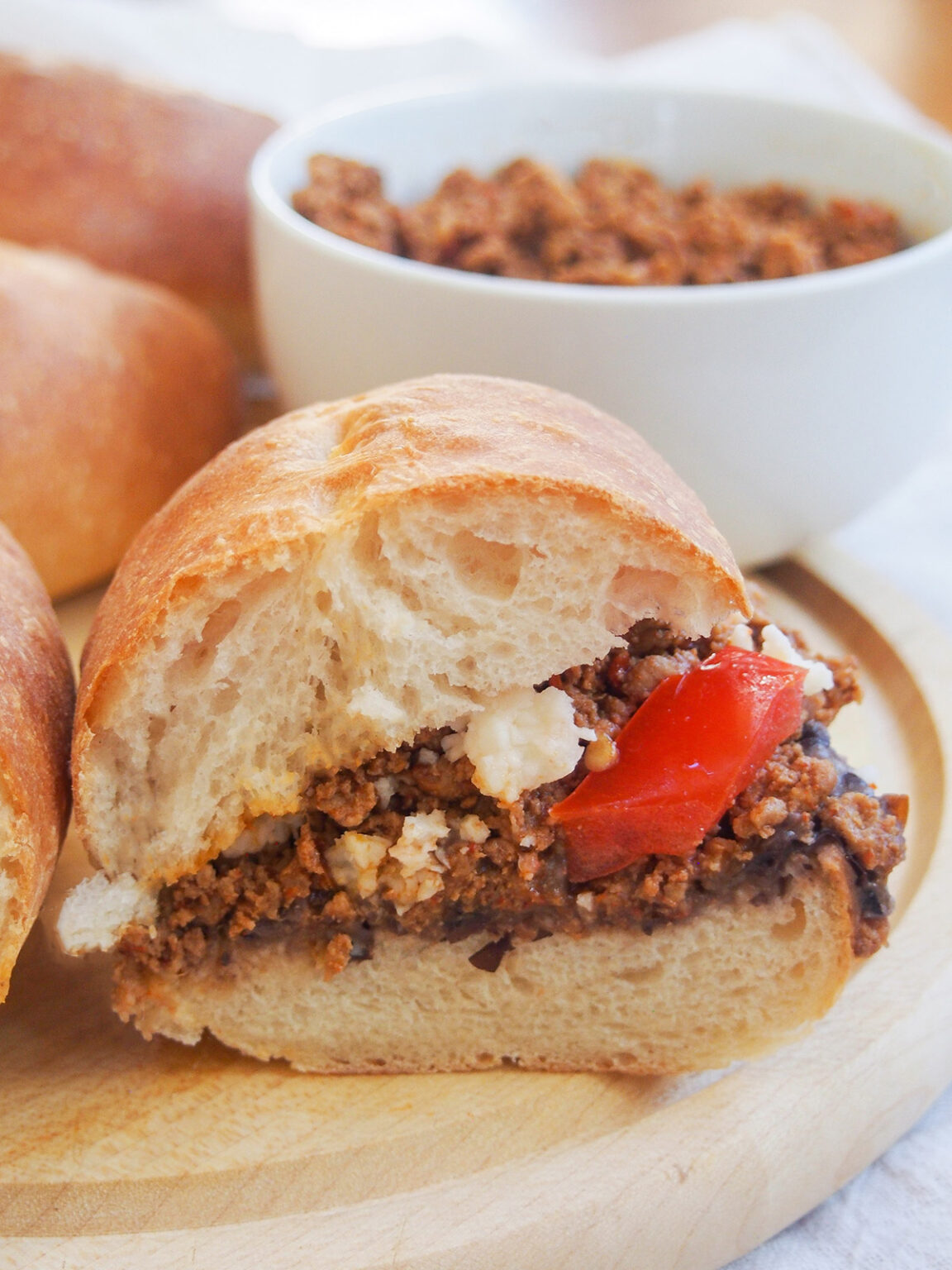 Mexican chorizo torta - Caroline's Cooking