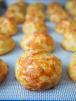 Gougères (French cheese puffs) - Caroline's Cooking