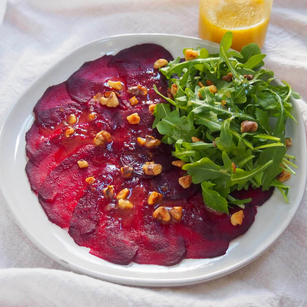 Beet carpaccio - Caroline's Cooking