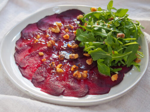 Beet carpaccio - Caroline's Cooking