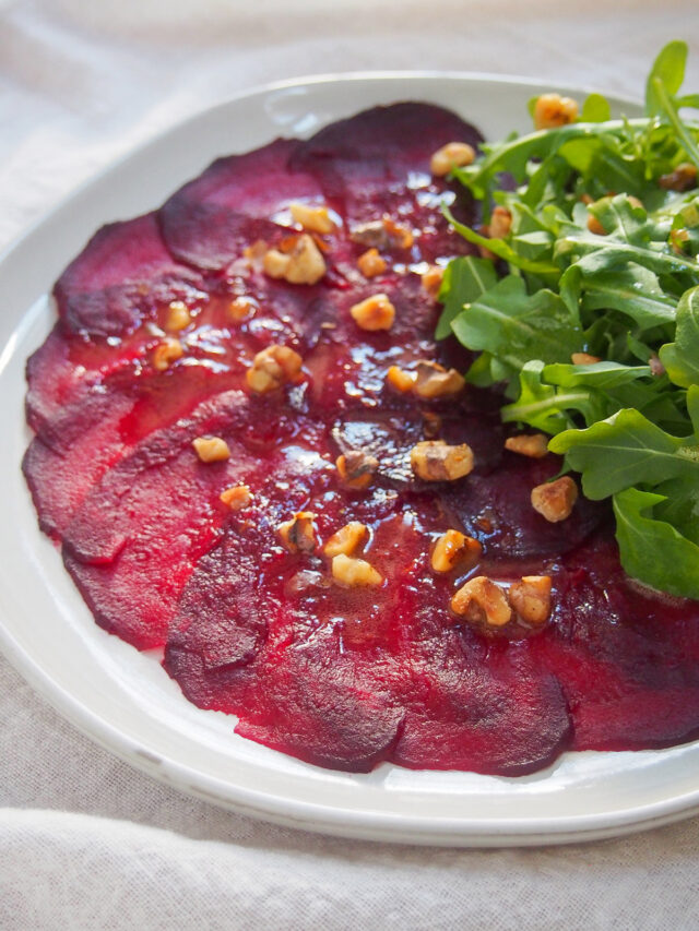 Beet carpaccio - Caroline's Cooking