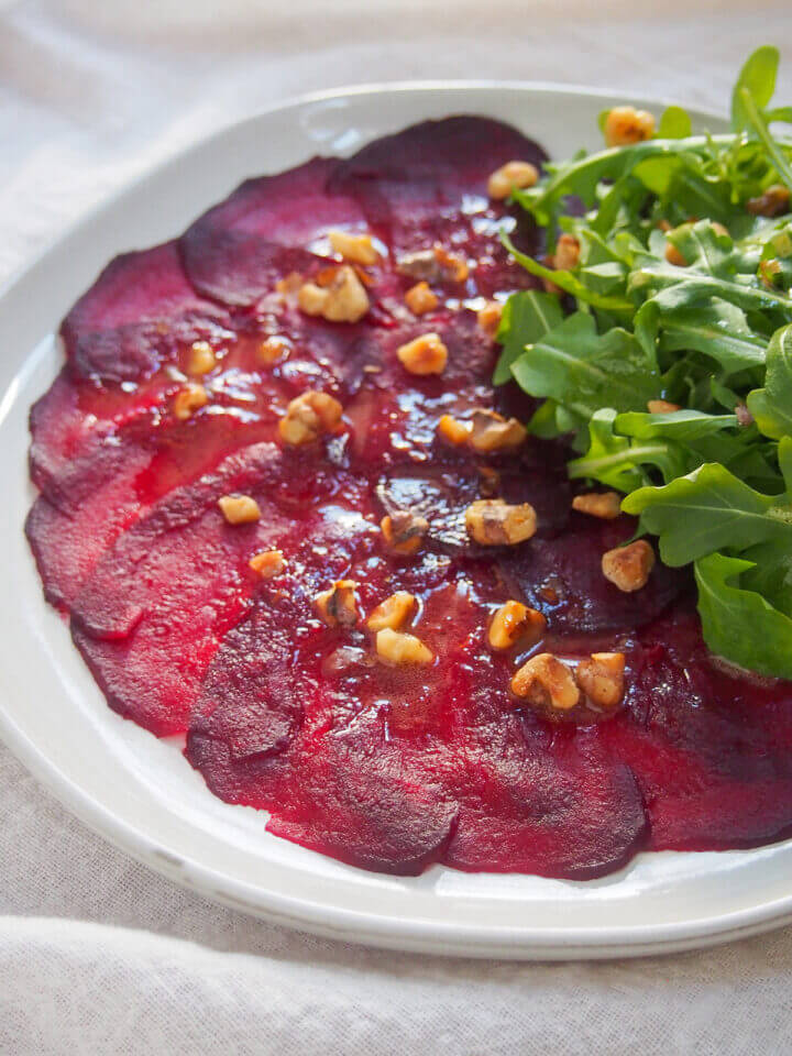 Beet carpaccio - Caroline's Cooking