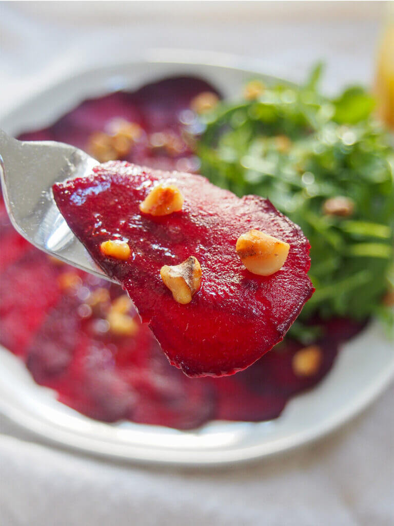 Beet carpaccio - Caroline's Cooking