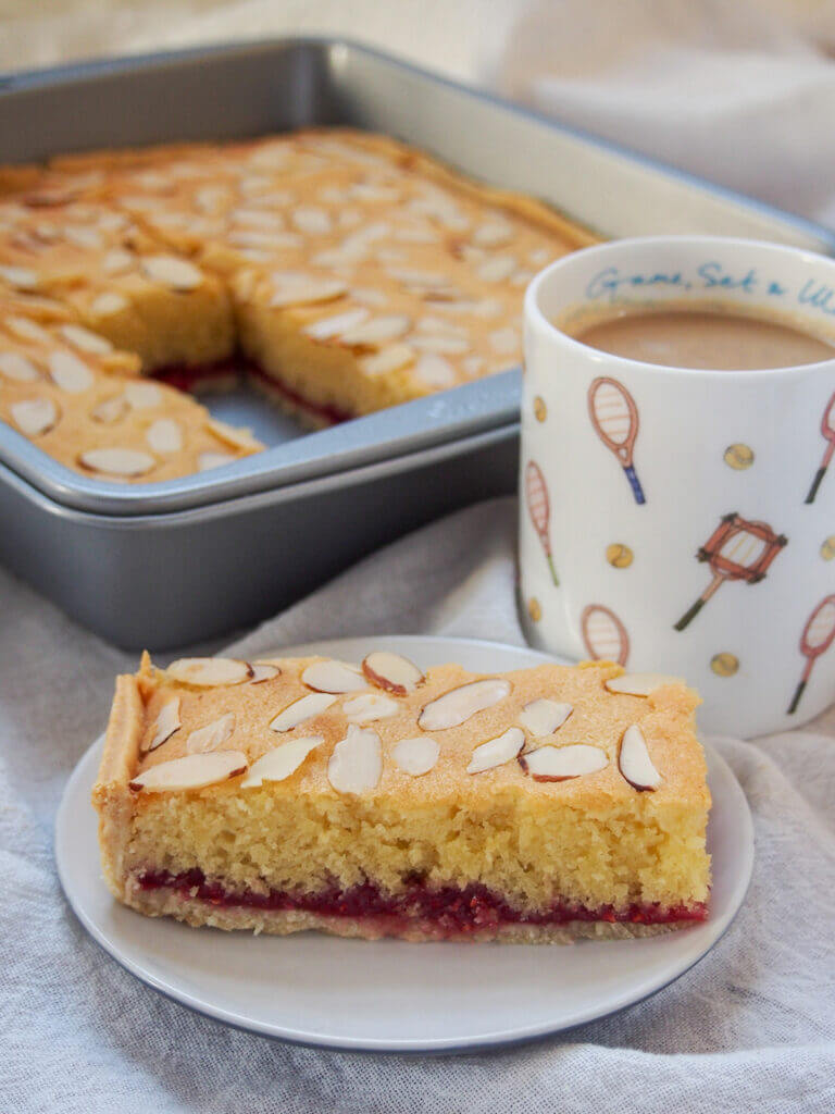 Bakewell slice - Caroline's Cooking