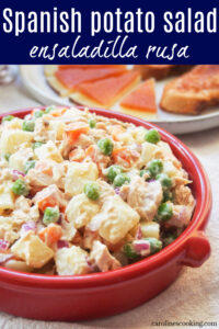 Ensaladilla Rusa - Spanish potato salad - Caroline's Cooking