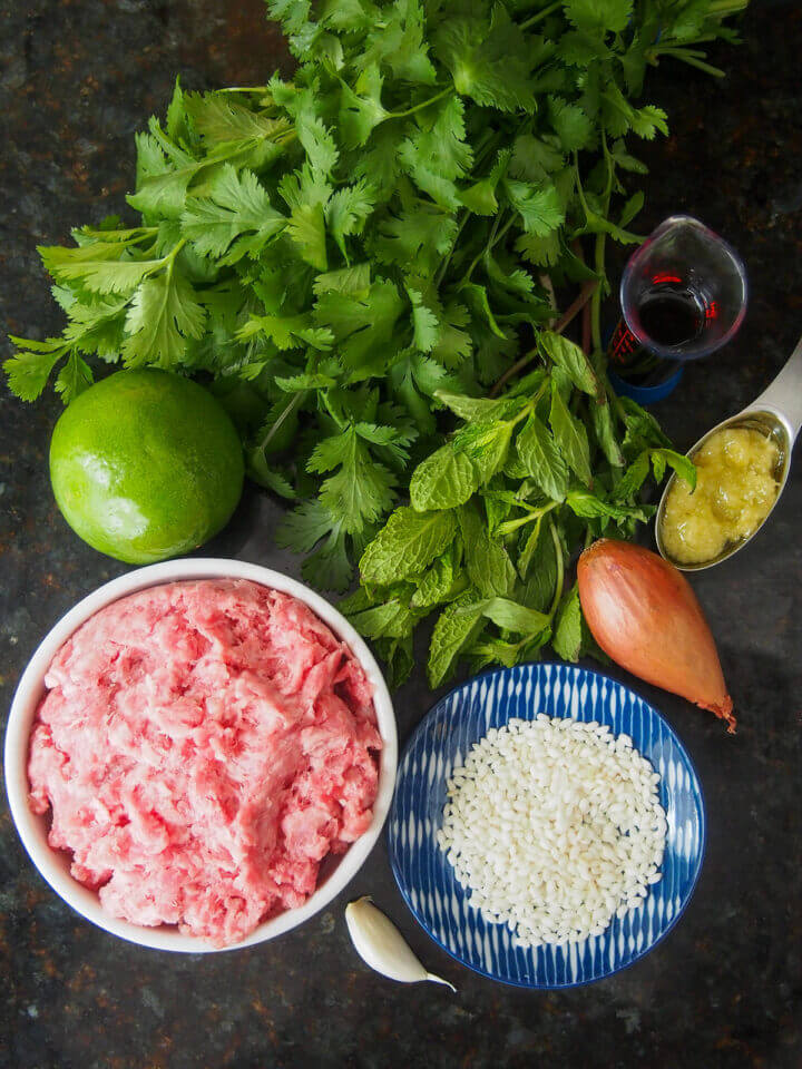 Pork larb - Caroline's Cooking