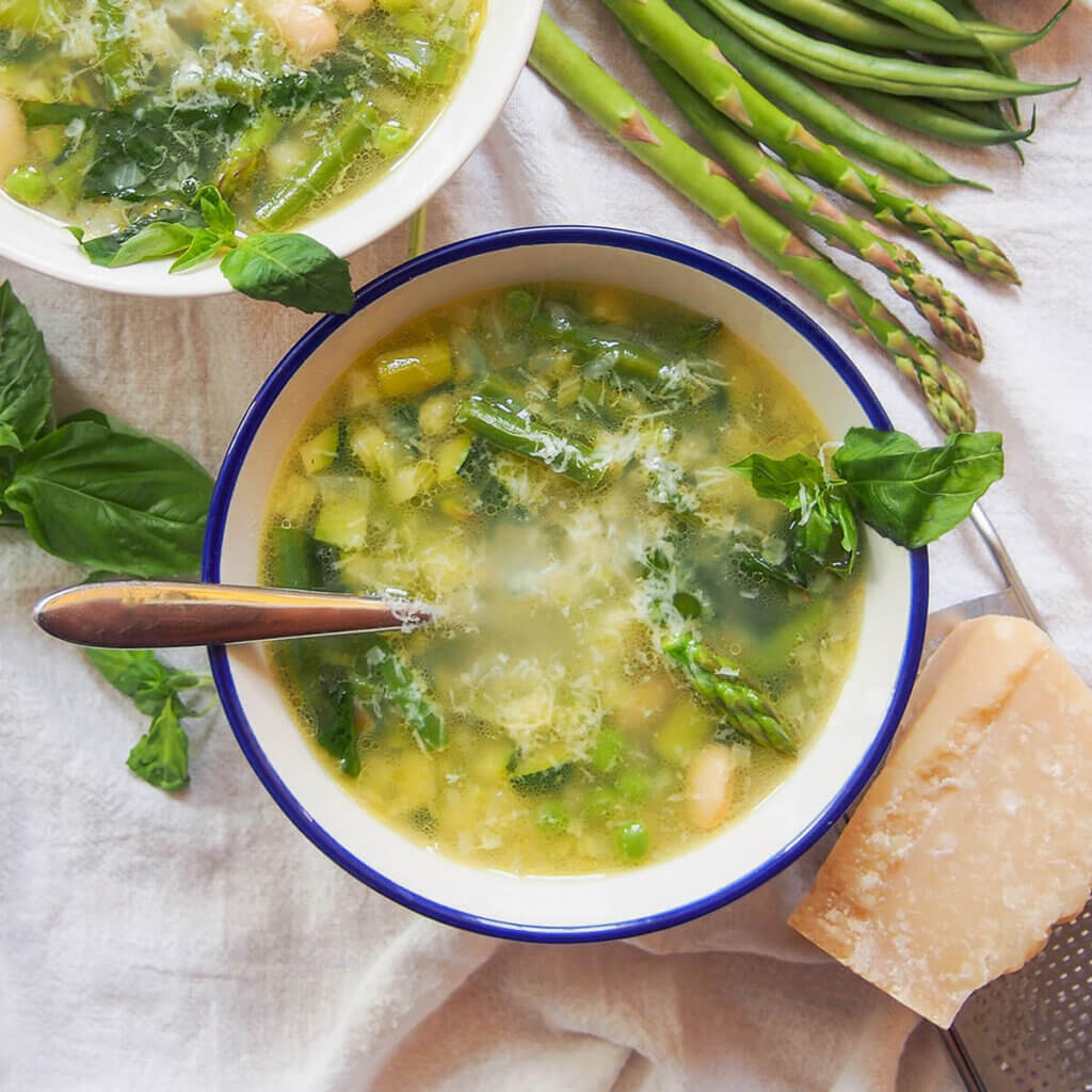 Minestrone primavera - Caroline's Cooking