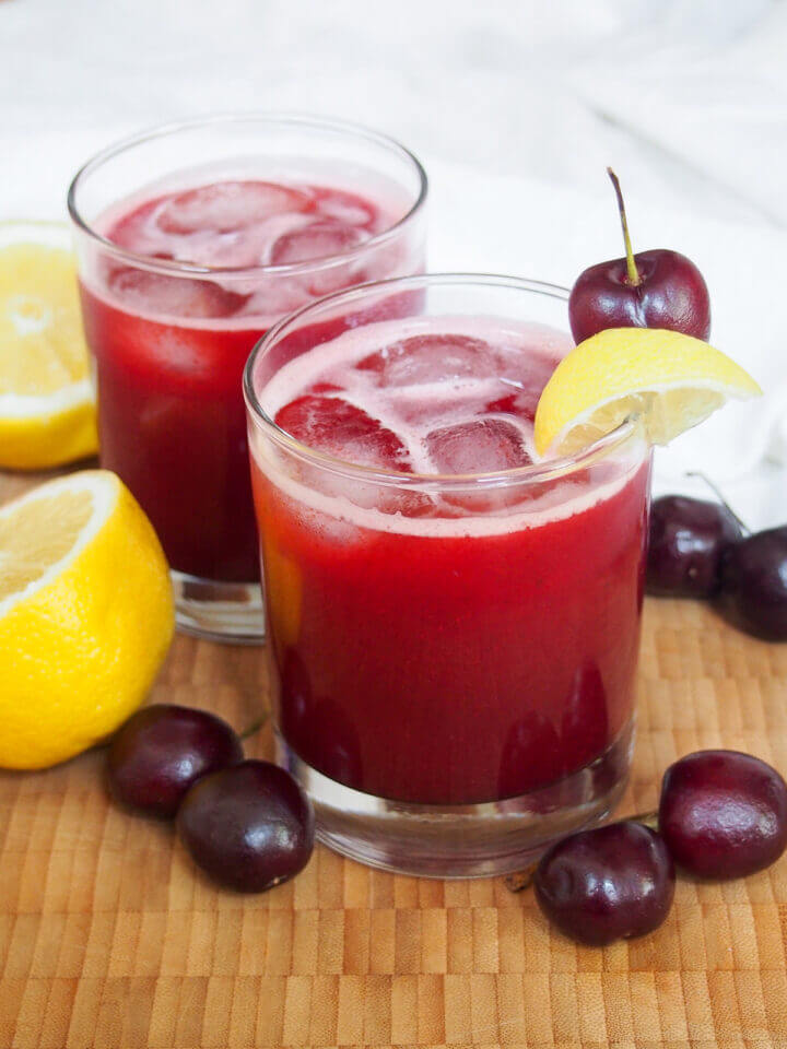 Cherry lemonade - Caroline's Cooking