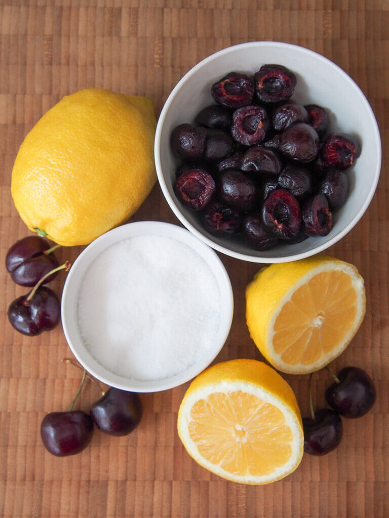 Cherry lemonade - Caroline's Cooking