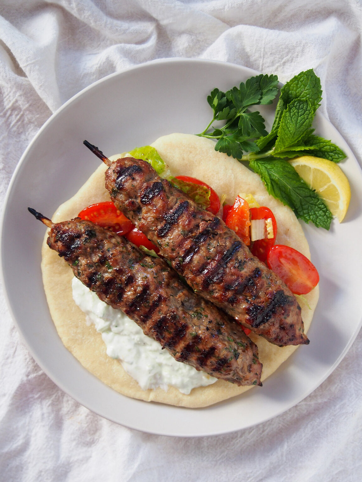 Lamb kofta (köfte) - Caroline's Cooking