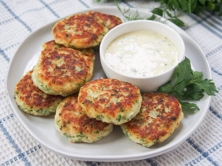 Fiskefrikadeller (Danish fish cakes) - Caroline's Cooking