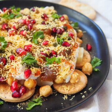 Papdi chaat (Indian street food snack) - Caroline's Cooking