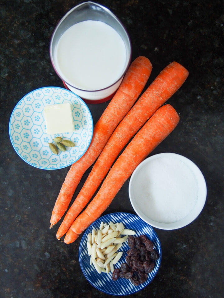 Carrot halwa (gajar ka halwa) - Caroline's Cooking
