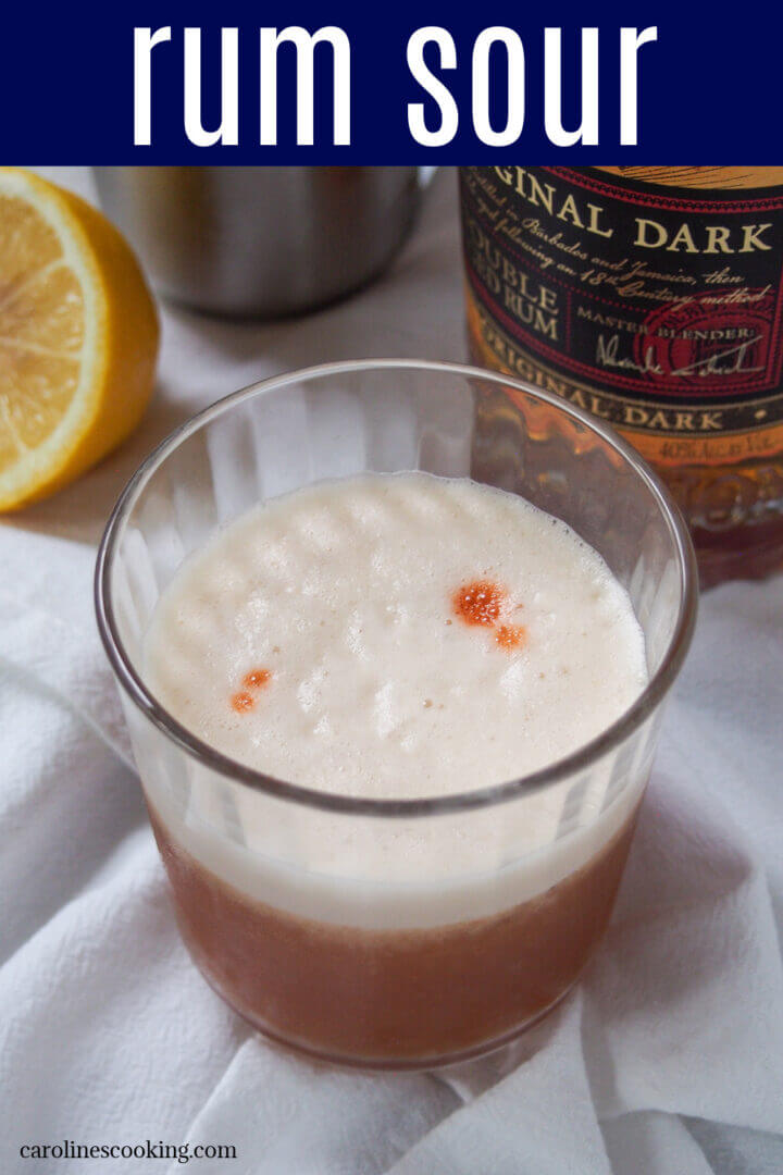 Rum sour - Caroline's Cooking