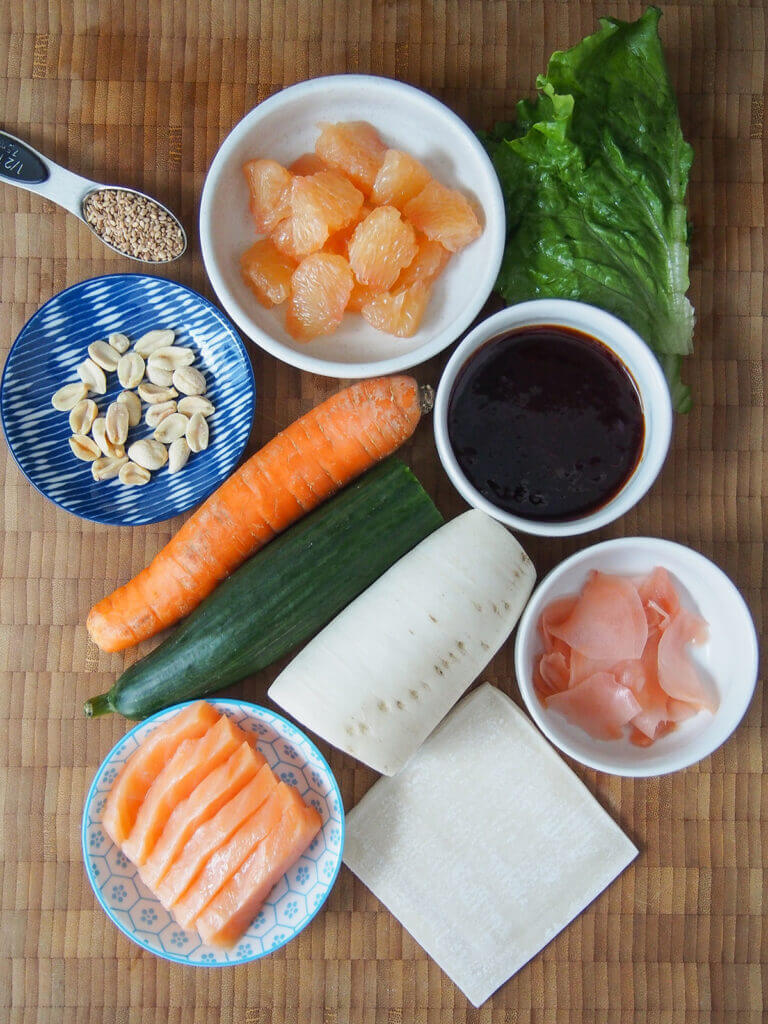Yee sang (prosperity toss salad) - Caroline's Cooking