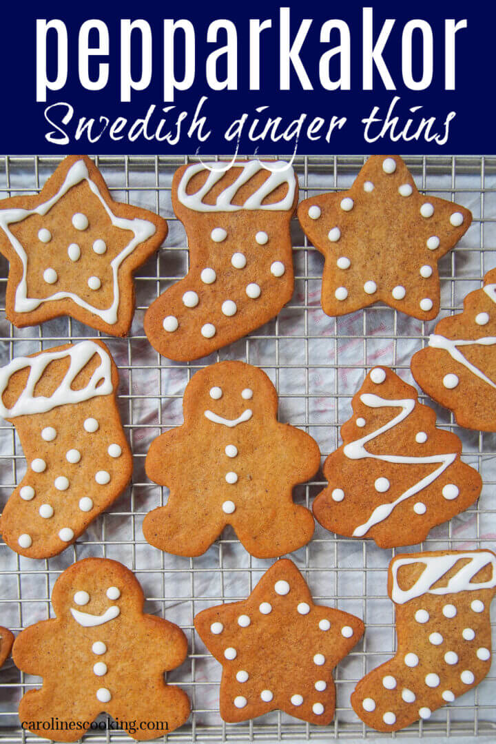 Pepparkakor (Swedish ginger thins) - Caroline's Cooking