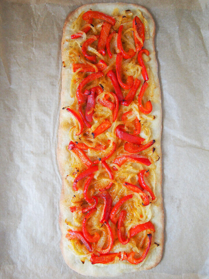 Catalan coca (Spanish pizza) - Caroline's Cooking