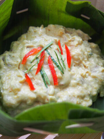 Cambodian fish amok (amok trey) - Caroline's Cooking