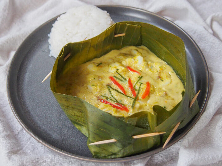 Cambodian fish amok (amok trey) - Caroline's Cooking