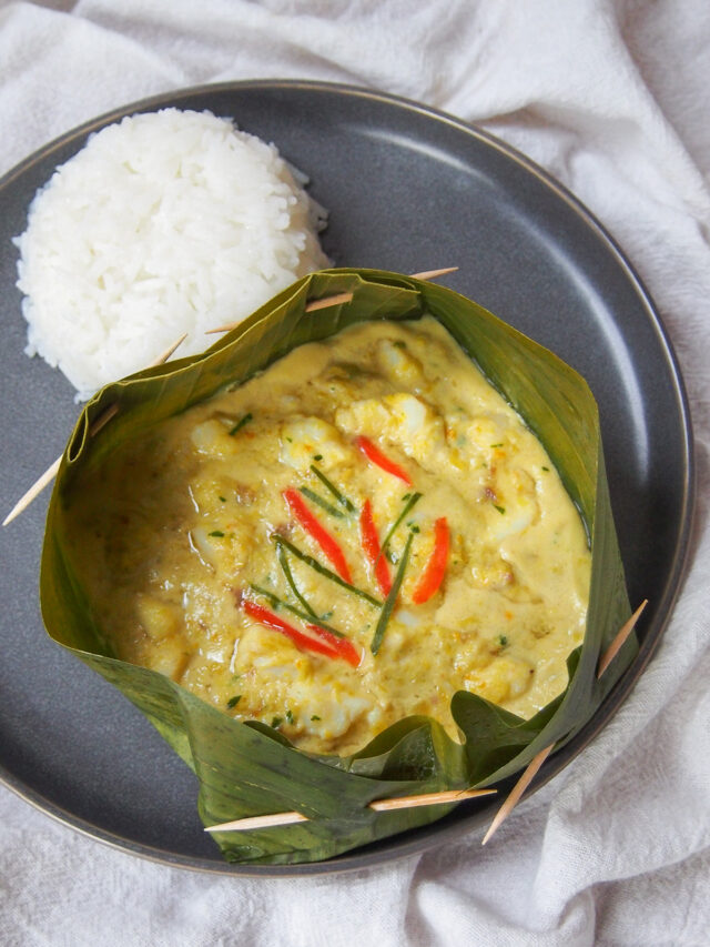 Cambodian fish amok (amok trey) - Caroline's Cooking