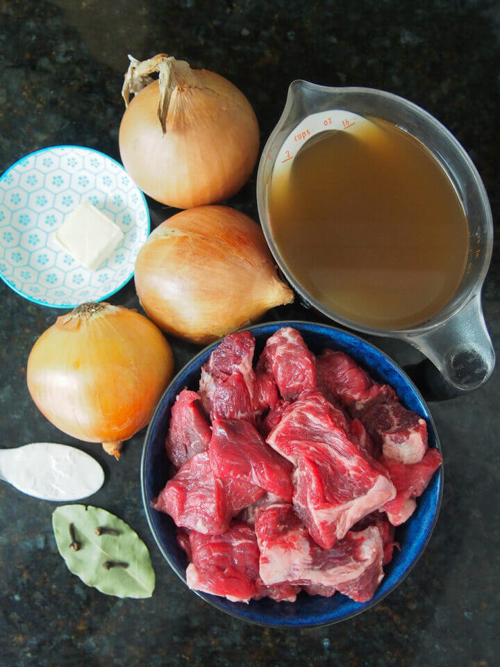 Hachee (Dutch beef and onion stew) - Caroline's Cooking