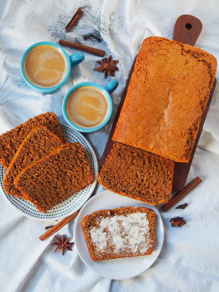 Ontbijtkoek - Dutch spice cake (breakfast cake) - Caroline's Cooking