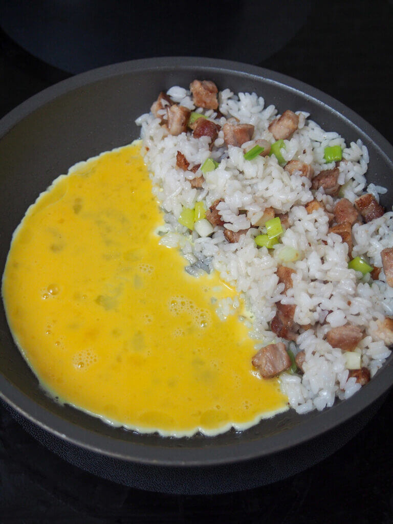 Chashu chahan (Japanese fried rice with pork belly) - Caroline's Cooking