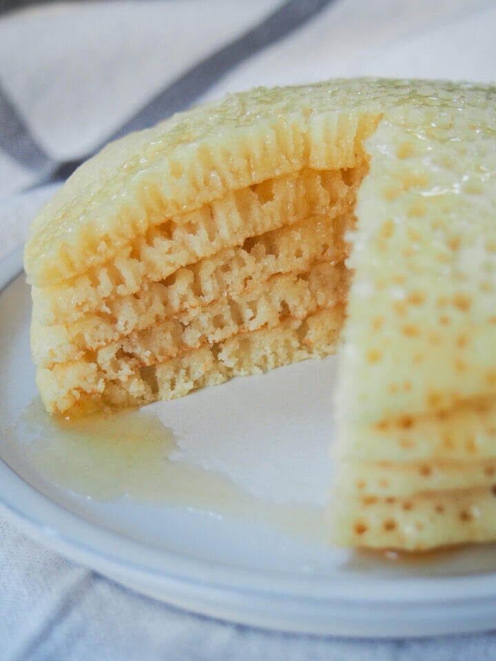 Baghrir (Moroccan semolina pancakes) - Caroline's Cooking