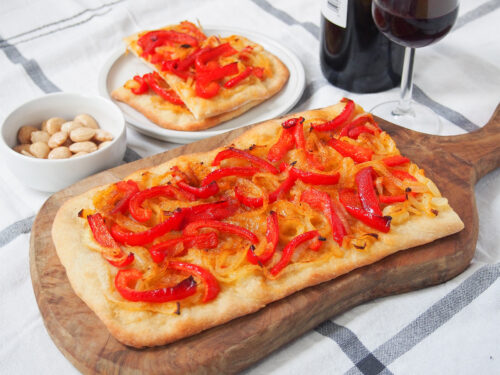 Catalan coca (Spanish pizza) - Caroline's Cooking