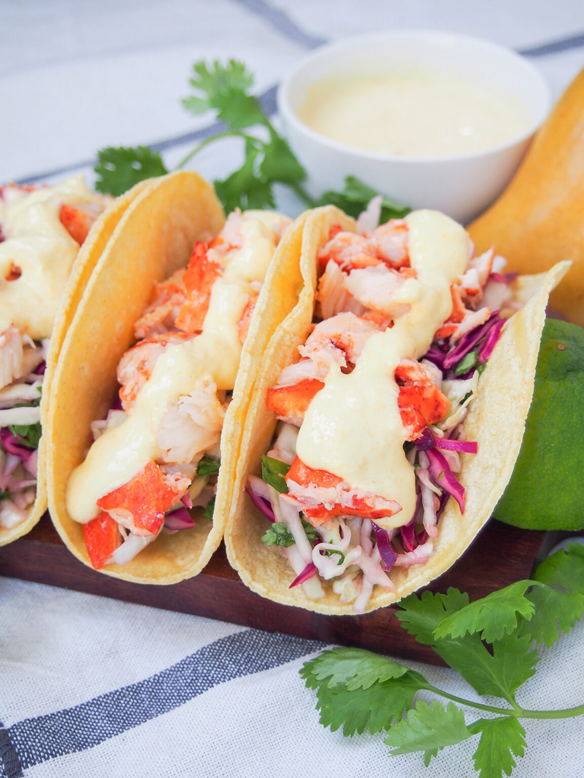 Lobster tacos - Caroline's Cooking