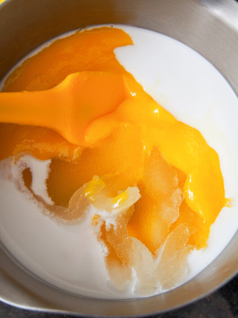 Mango pudding - Caroline's Cooking