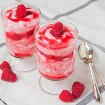 Raspberry fool - Caroline's Cooking