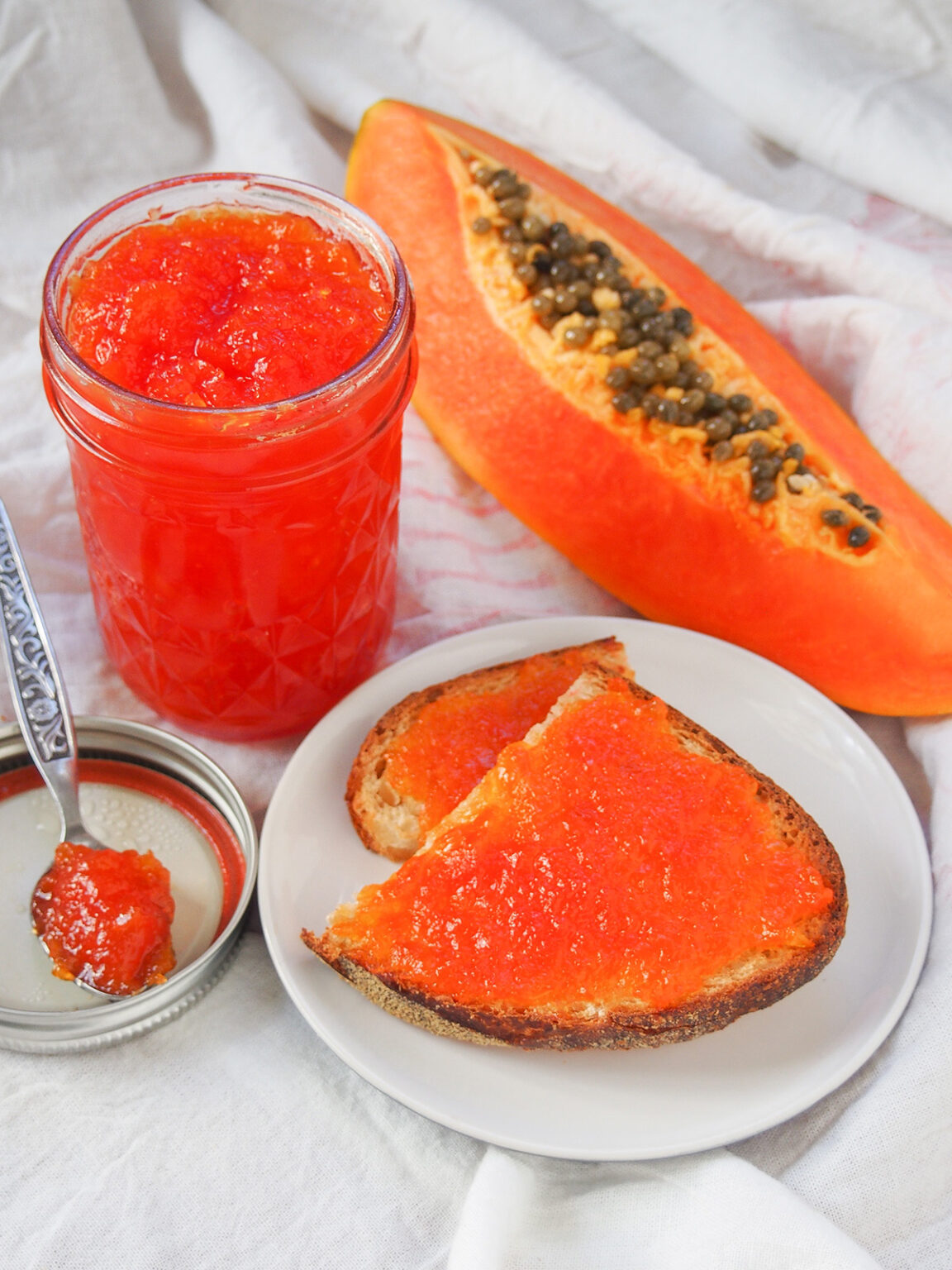 Papaya jam - Caroline's Cooking