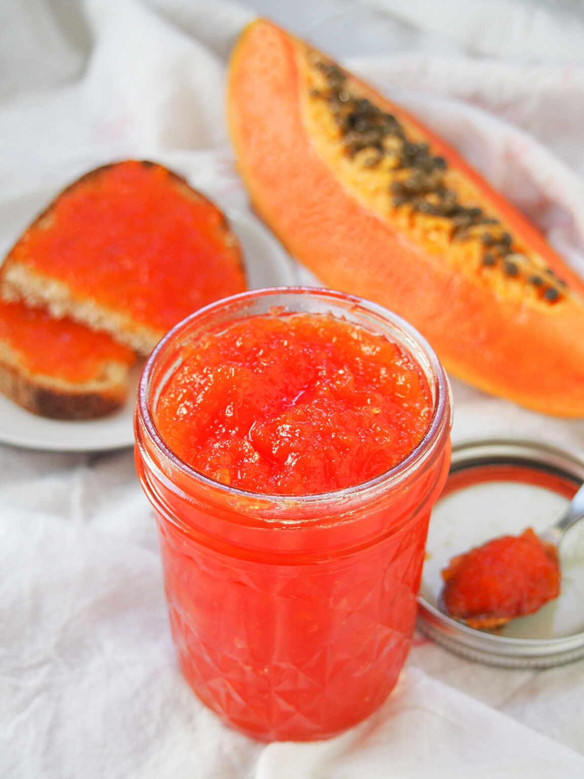 Papaya jam - Caroline's Cooking