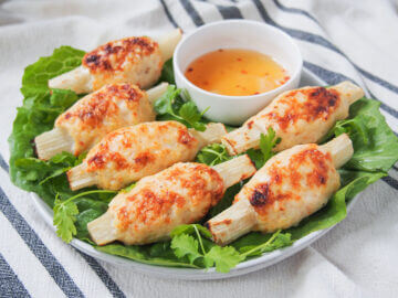 Vietnamese sugar cane shrimp (chạo tôm) - Caroline's Cooking