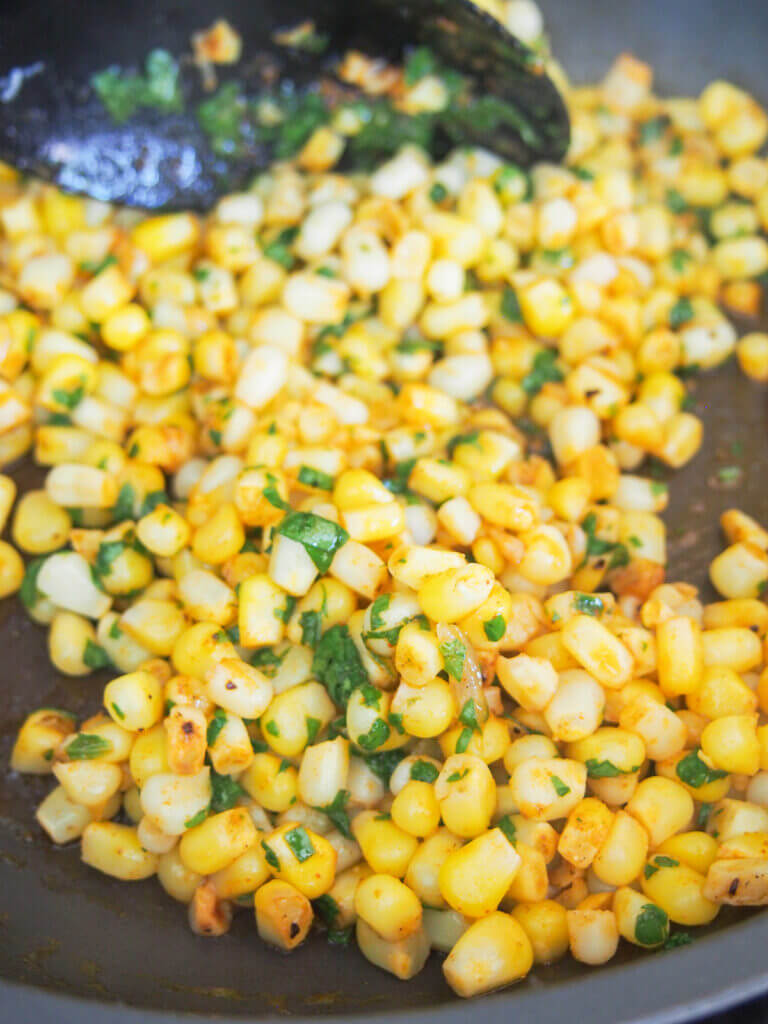 Masala corn - Caroline's Cooking