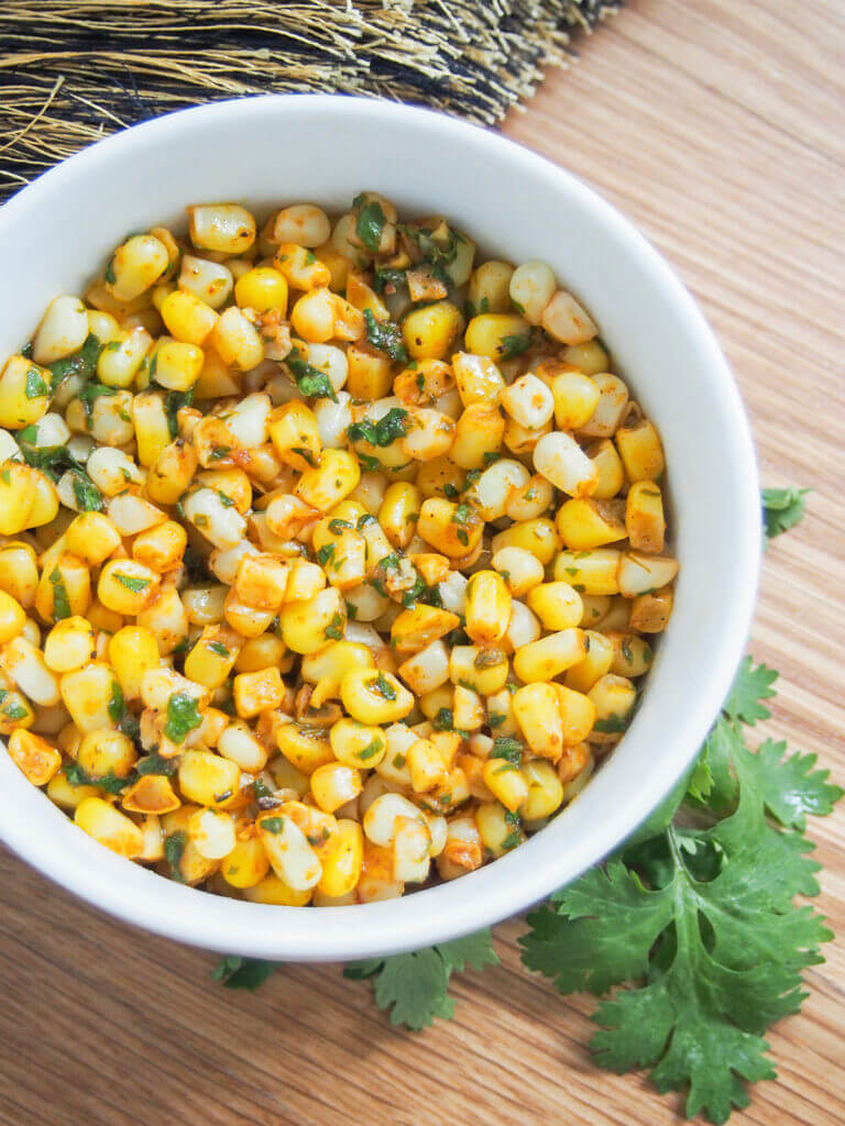 Masala corn - Caroline's Cooking