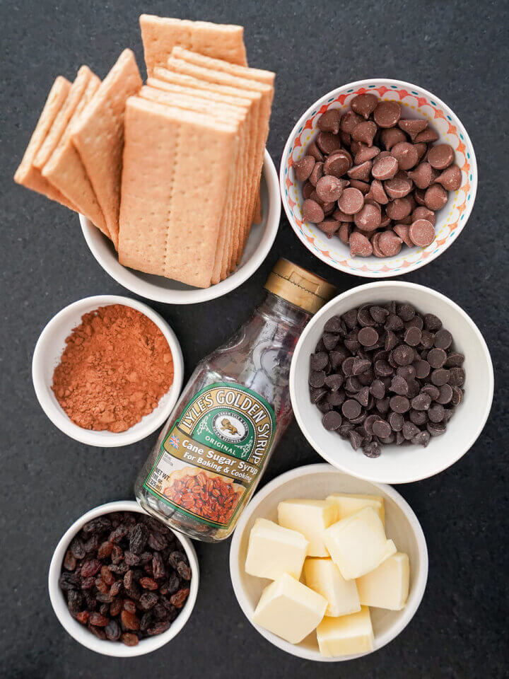 Chocolate tiffin - Caroline's Cooking