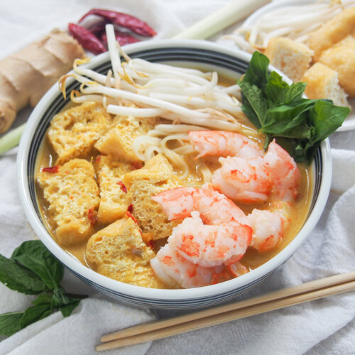 Laksa Noodles Soup