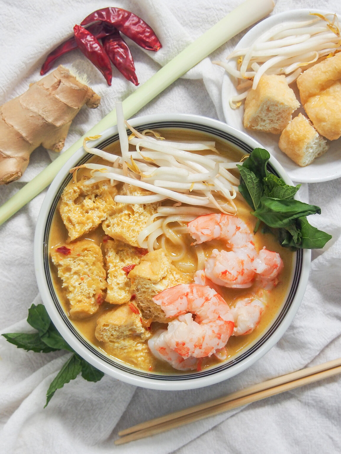 Singapore laksa - Caroline's Cooking