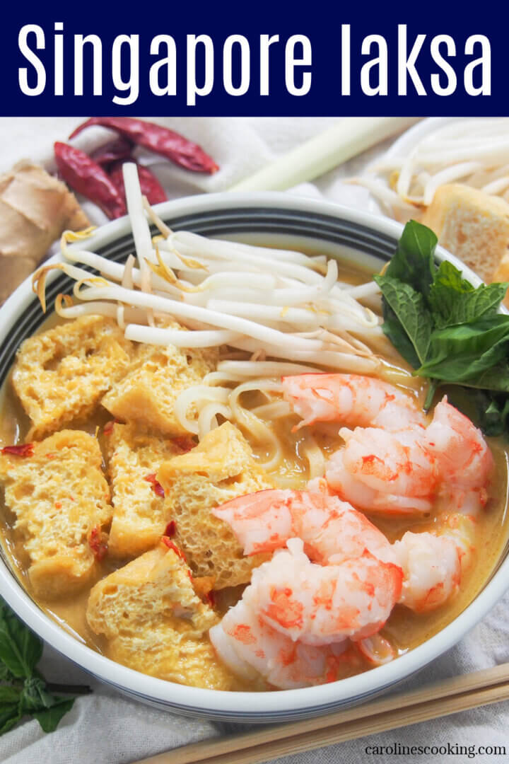 Singapore laksa - Caroline's Cooking