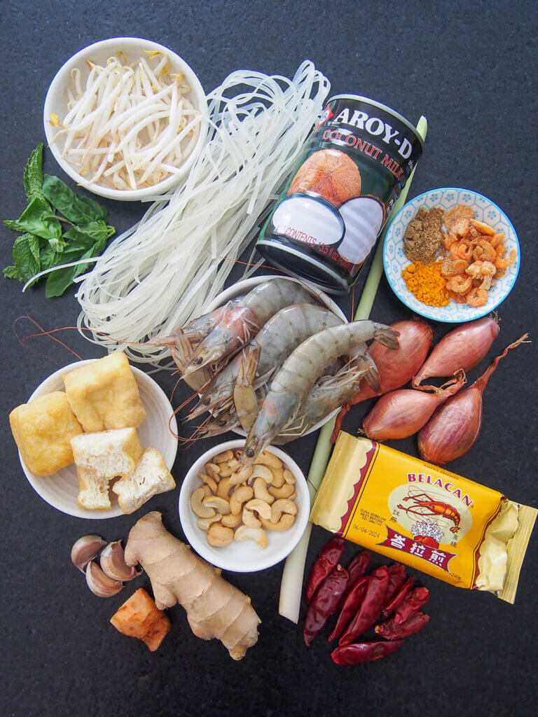 Singapore laksa - Caroline's Cooking