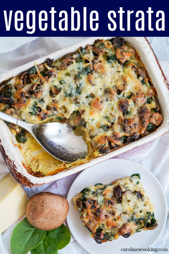 Vegetable strata - Caroline's Cooking