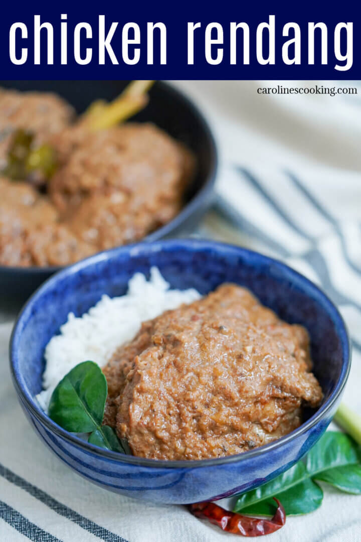 Chicken rendang - Caroline's Cooking