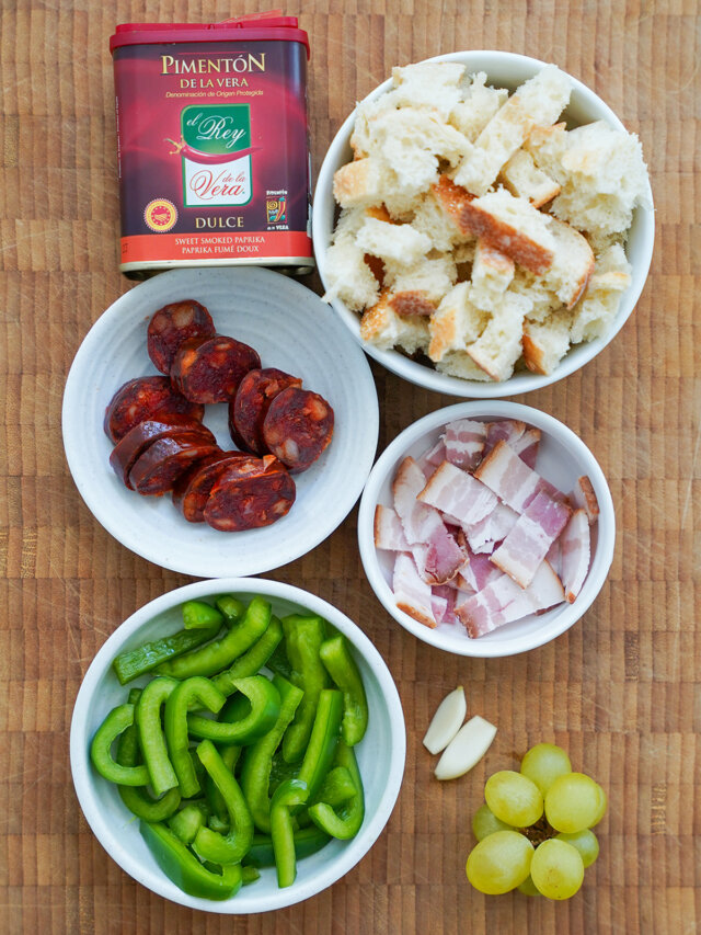 Spanish migas - Caroline's Cooking