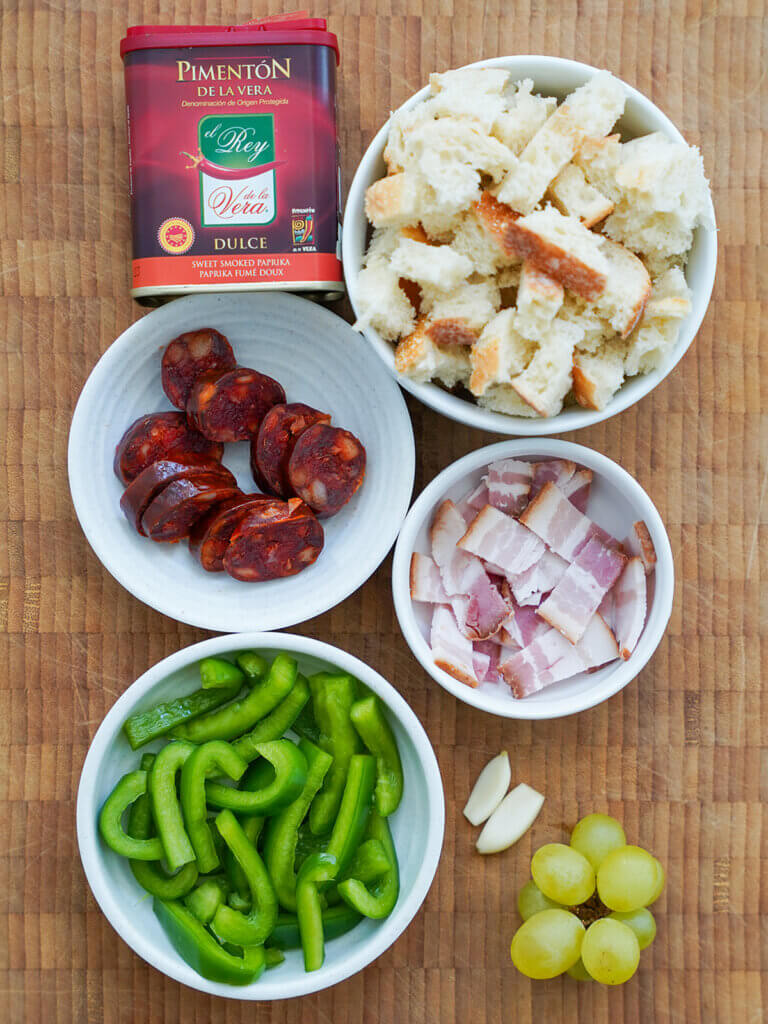 Spanish migas - Caroline's Cooking