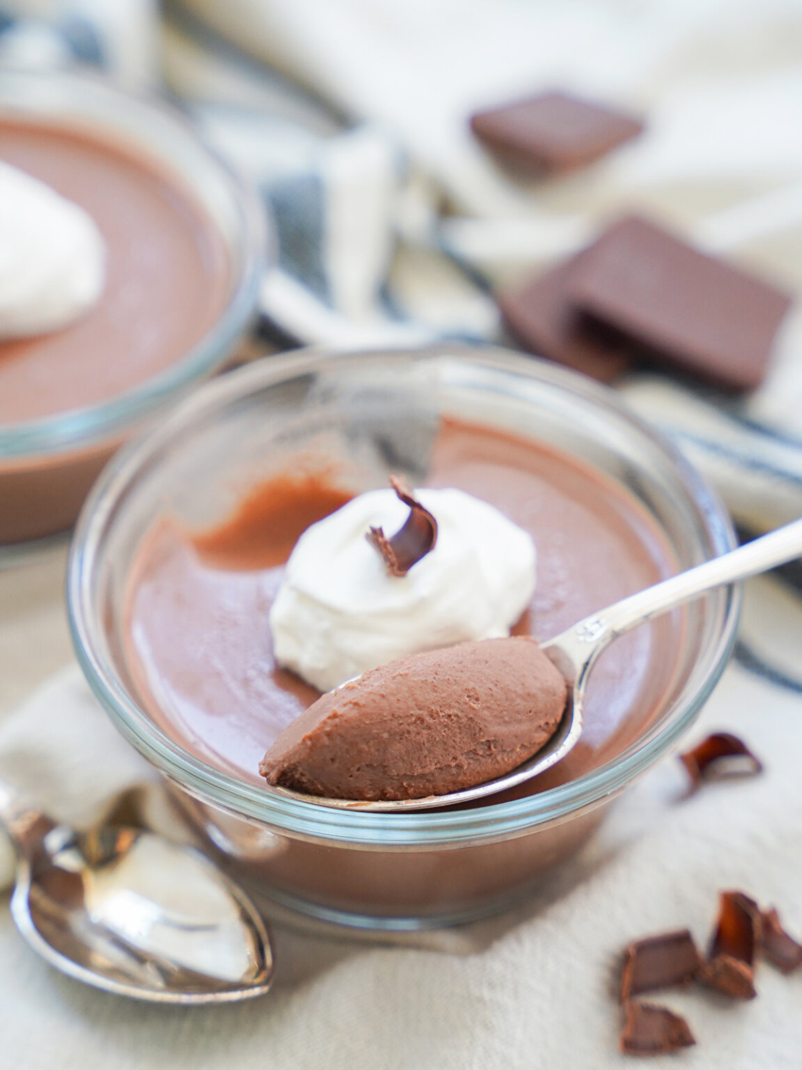Chocolate panna cotta - Caroline's Cooking