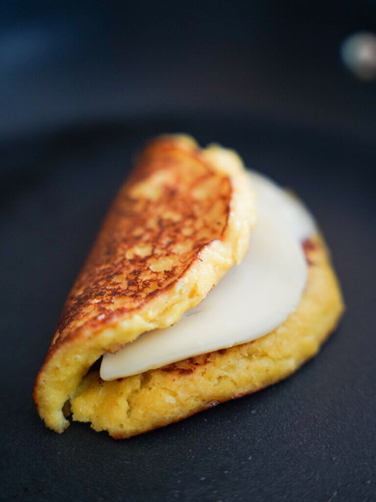 Cachapas (Venezuelan corn pancakes) - Caroline's Cooking
