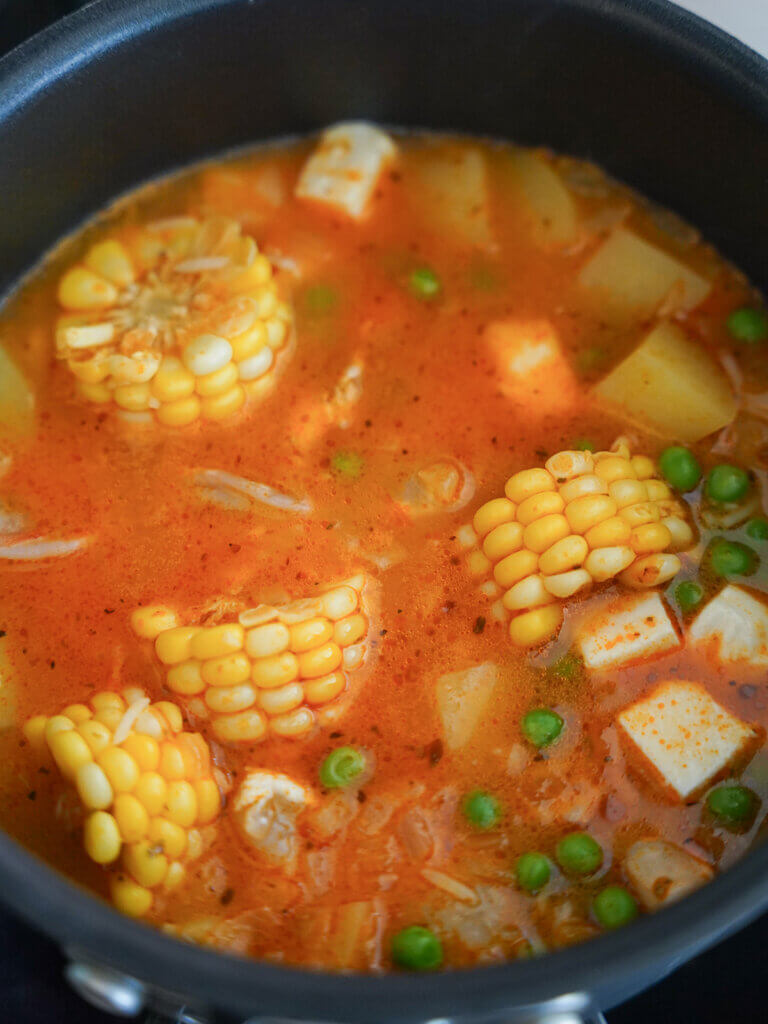 Chupe de camarones (Peruvian shrimp chowder) - Caroline's Cooking