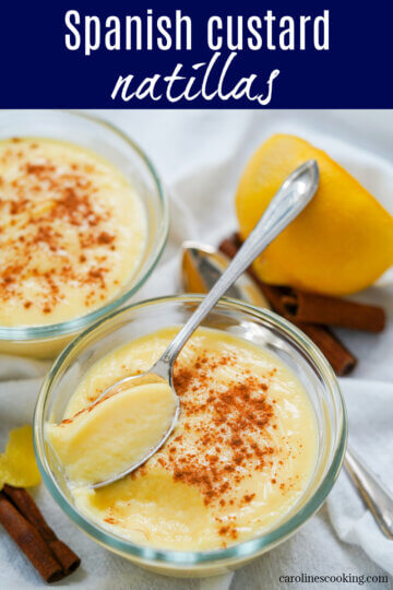 Natillas (Spanish custard) - Caroline's Cooking